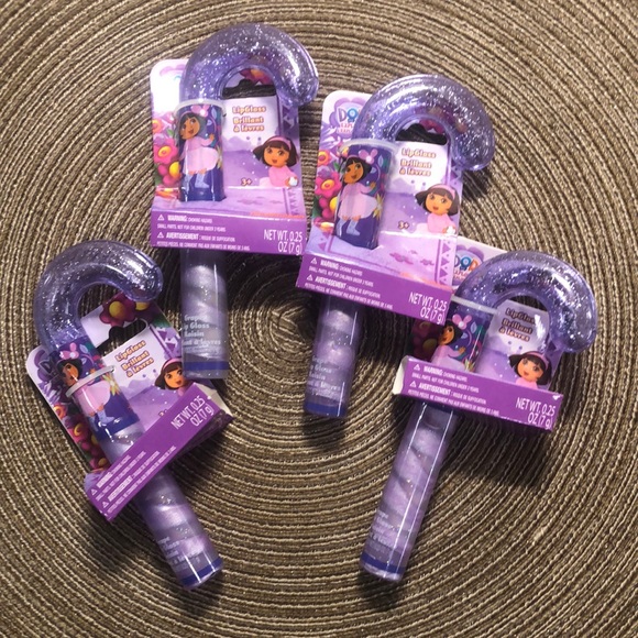Nickelodeon | Makeup | 4 Pkgs Dora The Explorer Lip Gloss Grape | Poshmark